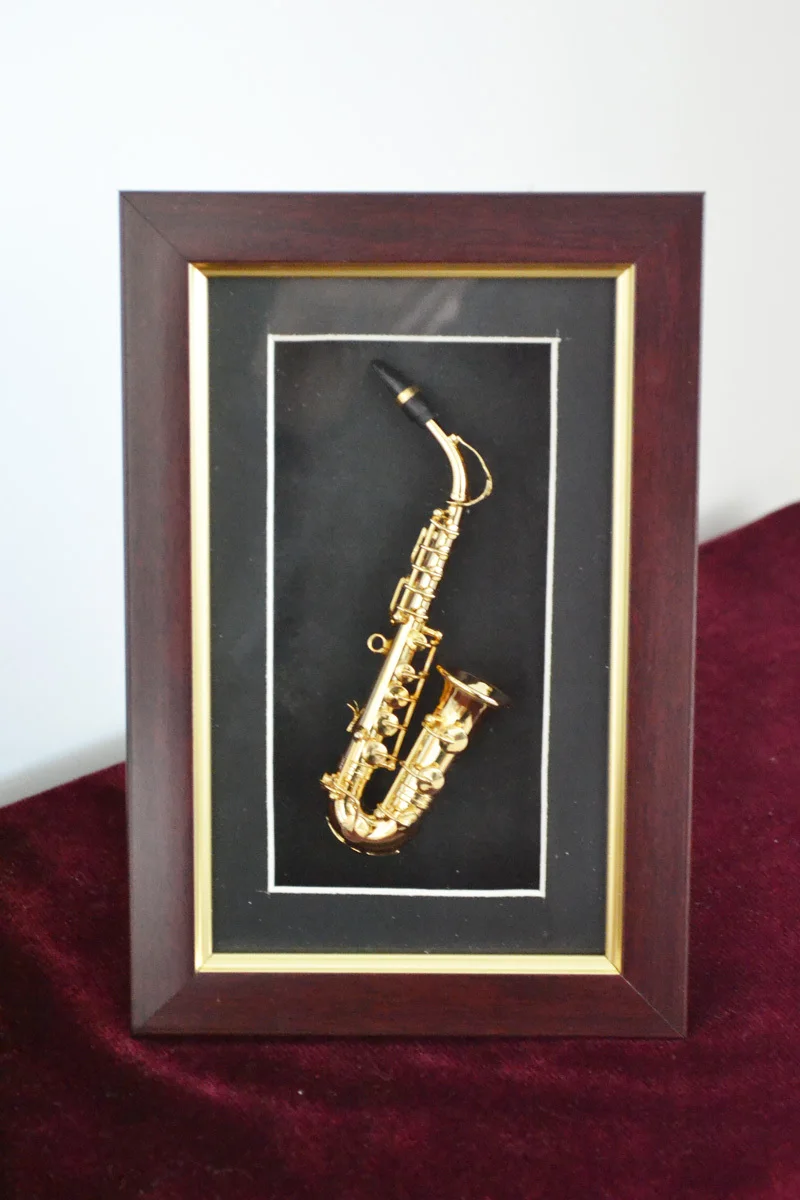 Display Case Wall Frame Cabinet Wood Box Musical Instrument Model ...