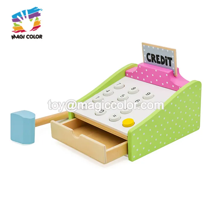 Wholesale Intelligent Wooden Toy Credit Card Machine For Kids W10a059 ...