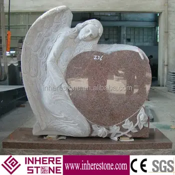 Popular Angel Heart Headstone Monument Tombstone - Buy Angel Heart ...