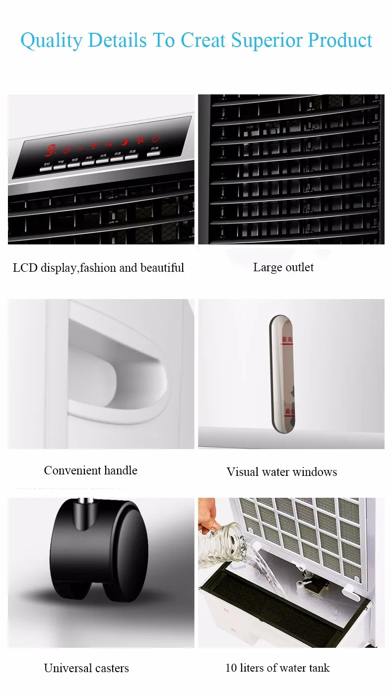 Factory New Type Honeycomb Air Cooler Body Plastic - Buy Air Cooler ...