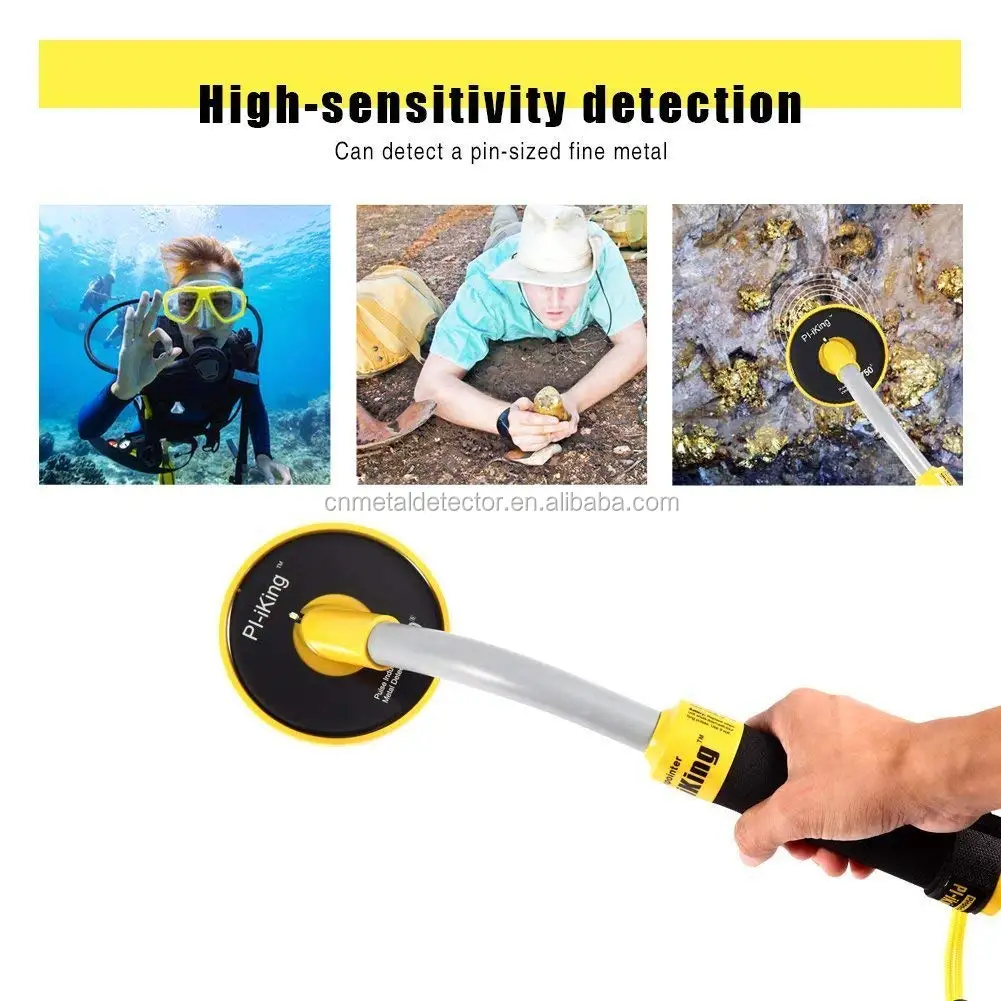 Pi-iking750 Waterproof Metal Detector for Diving Treasure Hunting