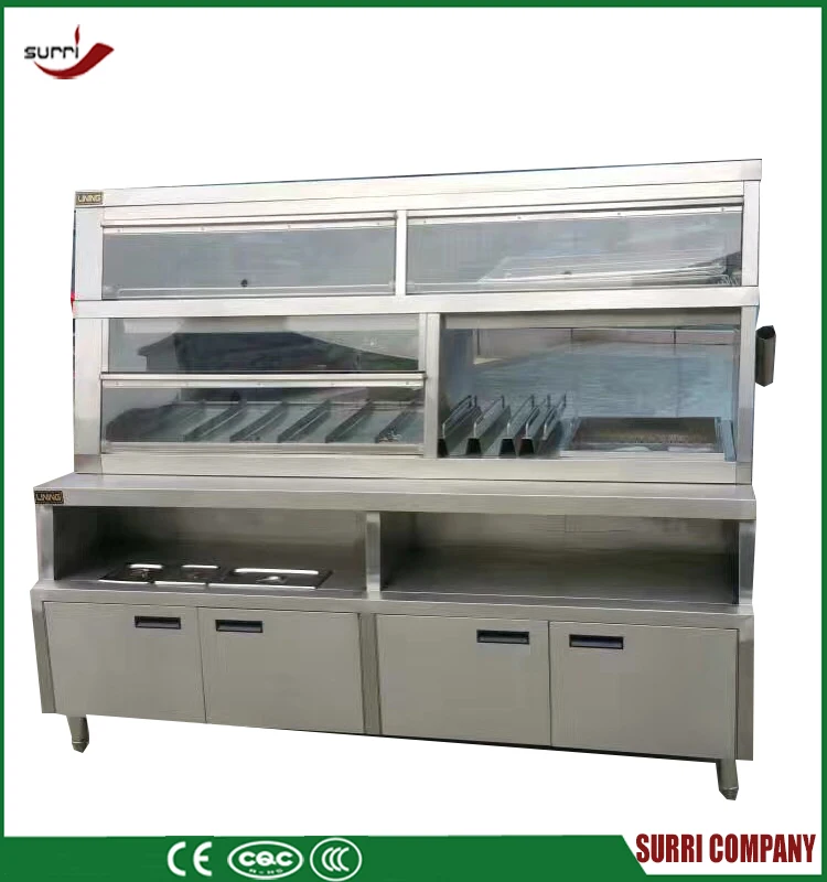 KFC Fried Chicken Showcase - Efficient Hot Food Display