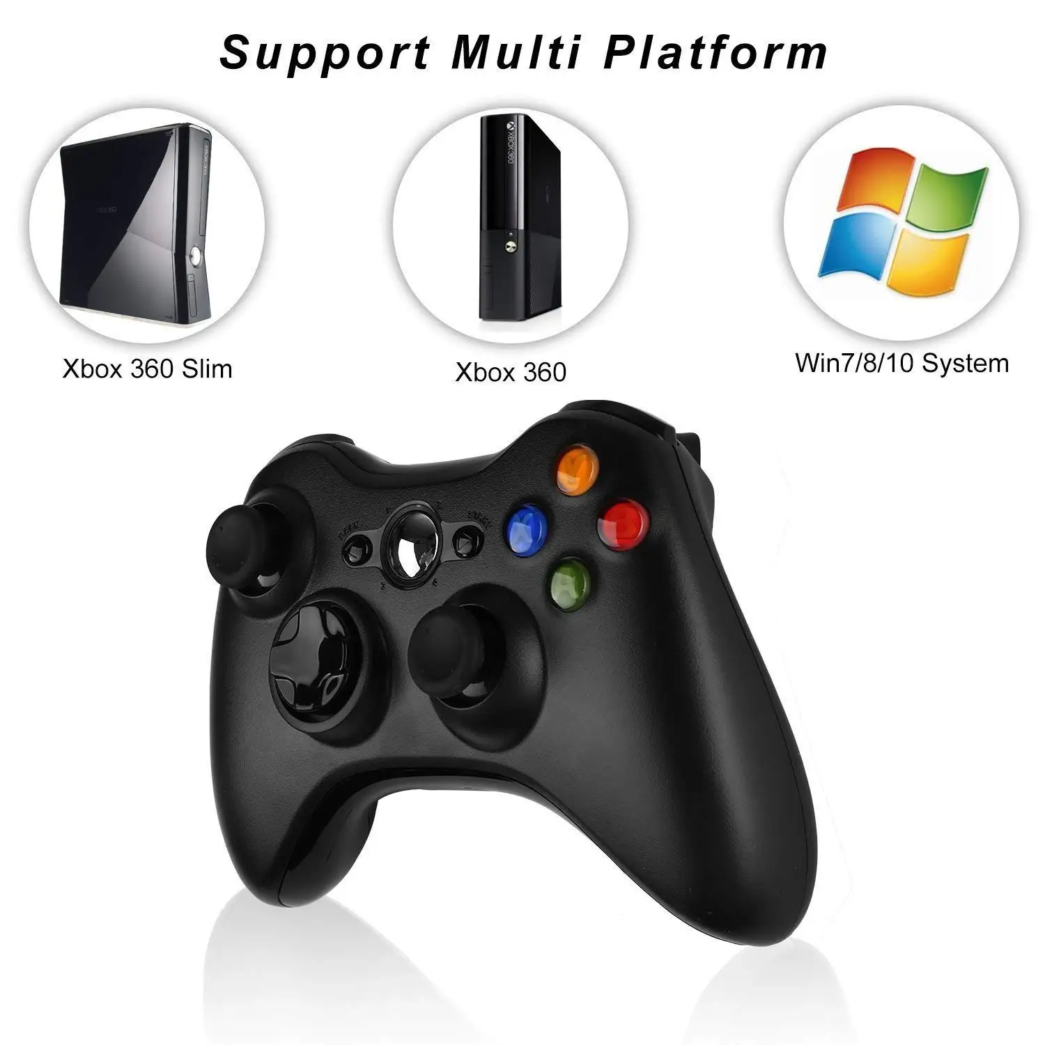 For Xbox 360 Wireless Controller For Windows & Xbox 360 Console - Buy ...