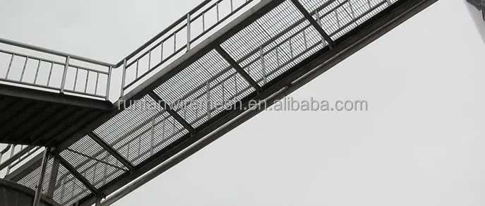 Galvanized Catwalk Steel Grating / Elevated Floor Walkway Steel Grating ...