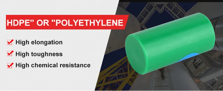 High Density Natural Polyethylene Rod - HDPE Plastic