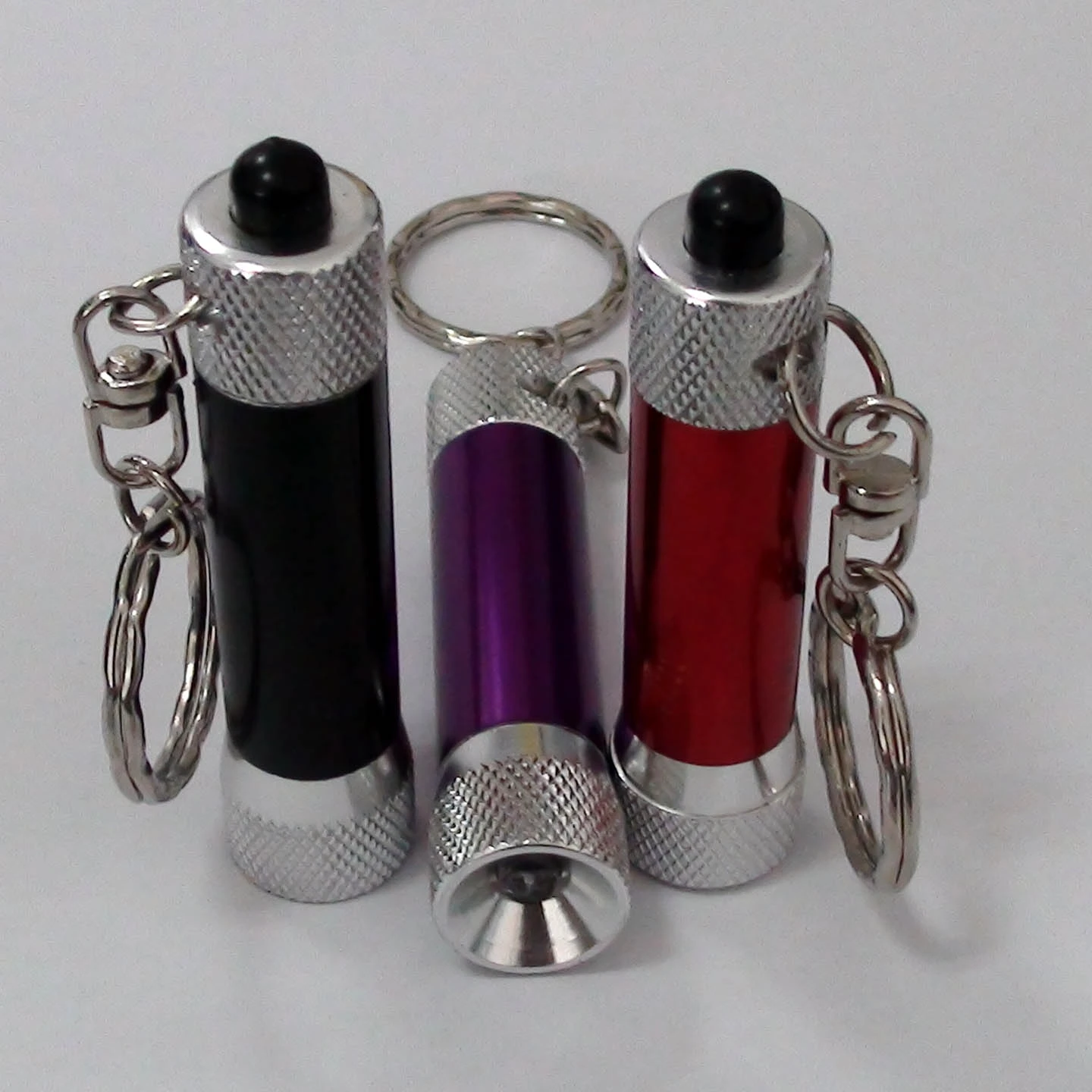 Factory Price Aluminum Mini Keychain Button Multi-function Batteries ...