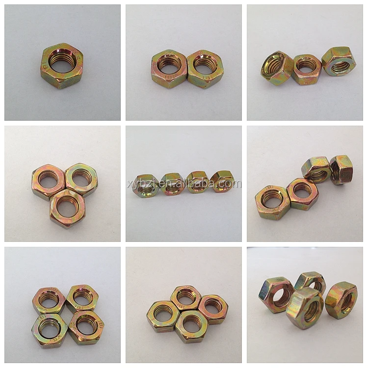 Carbon Steel 10b21/45# Grade 8 Din934 Hex Nut M25 - Buy Grade 8 Hex Nut ...