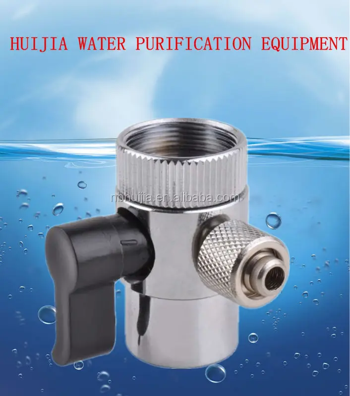 1/4'' Ball Structure Double Cut Water Purifier Diverter Valve - Buy ...