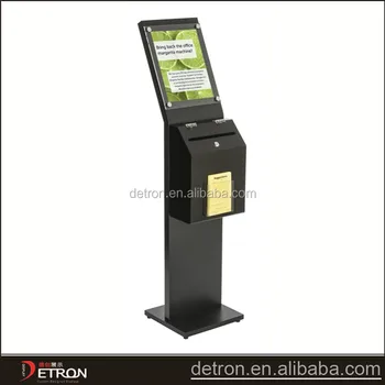 Floor Standing Metal Suggestion Box Display Stand - Buy Free Standing ...