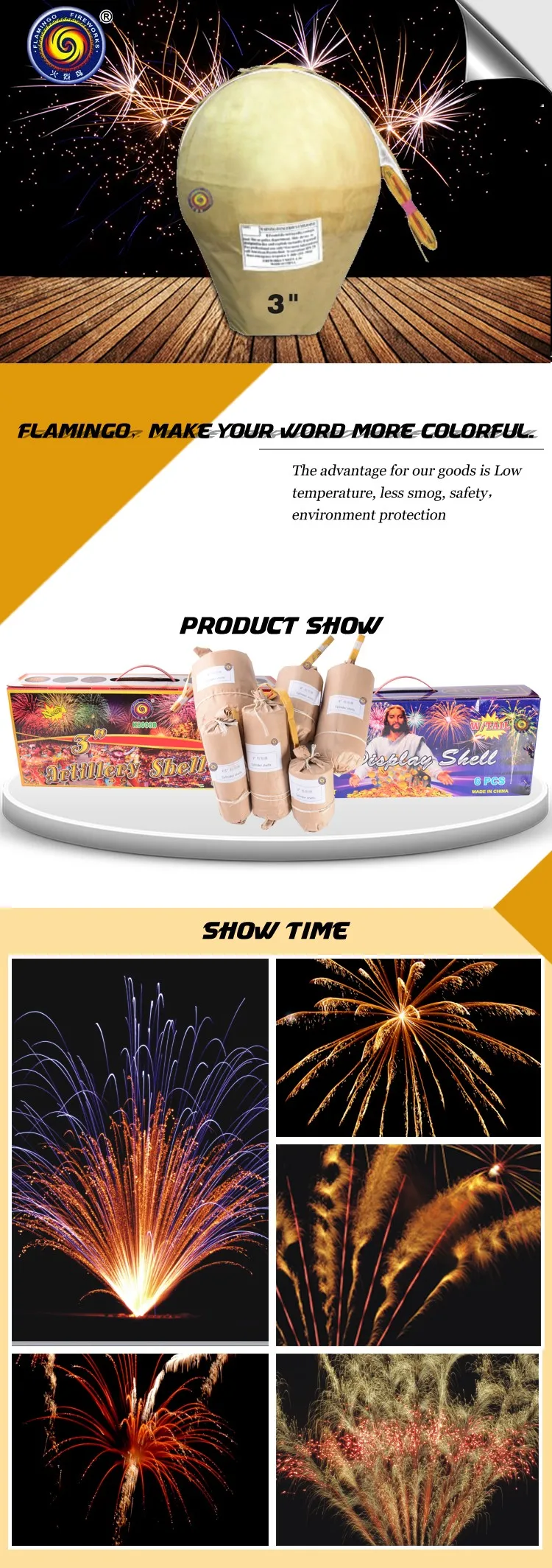 3 Inch Fireworks Display Shell For Sale - Buy 3 Inch Firework Shells ...