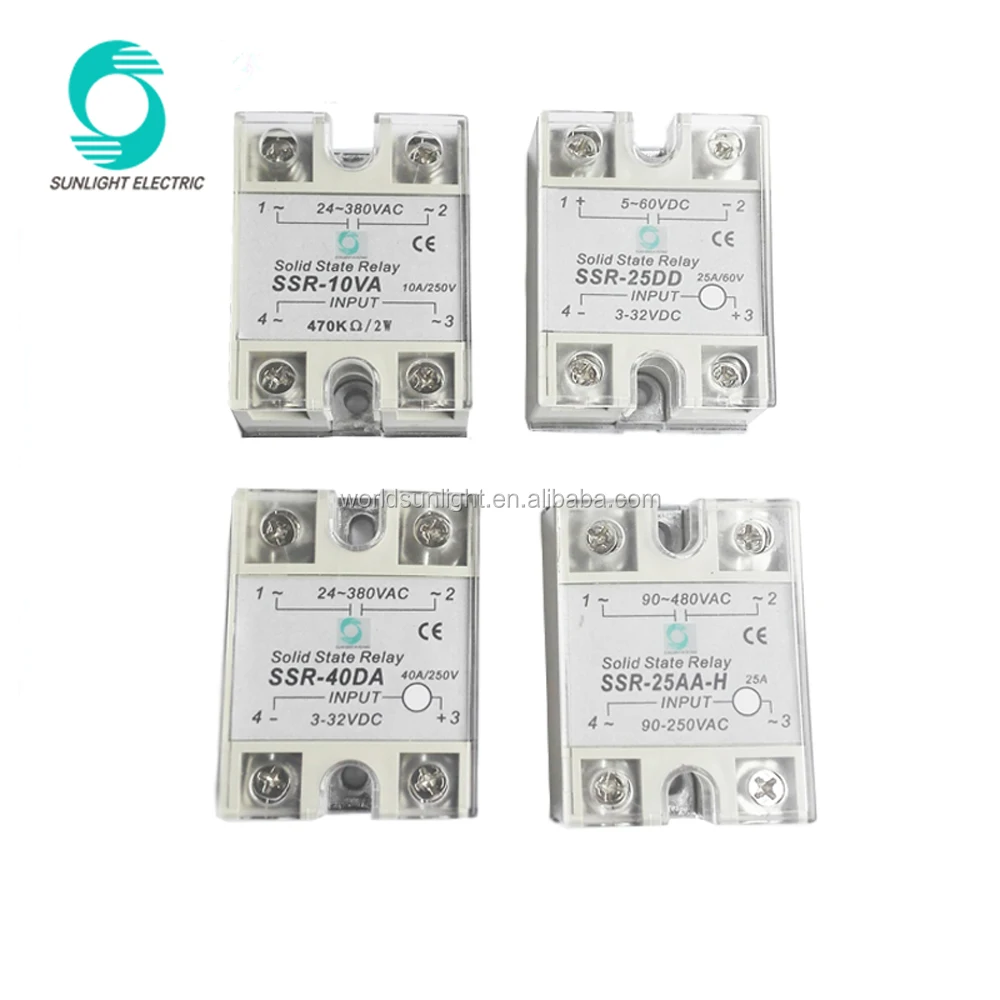 SSR-25DD ZERO Crossing 25AMP 3-32VDC อินพุต 5-60VDC เอาต์พุต DC-DC ...
