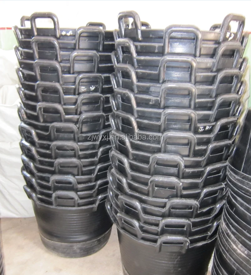 Recycled Rubber Bucket,Black Construction Bucket&basket - Buy Giant ...