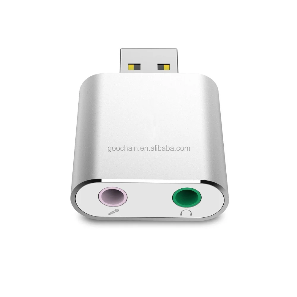 Virtual 7.1 Channel 3d External Usb Sound Card Audio Adapter With Stereo 3.5mm - Buy External ...