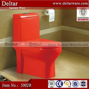 Ren Color Toilet For Bathroom,Good Design Deeep Red Toilet Bowl For ...