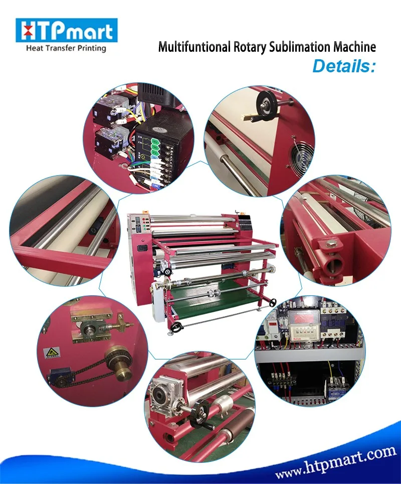 Oil Rotary Drum Sublimation Heat Transfer Machine With Blanket - Buy ...