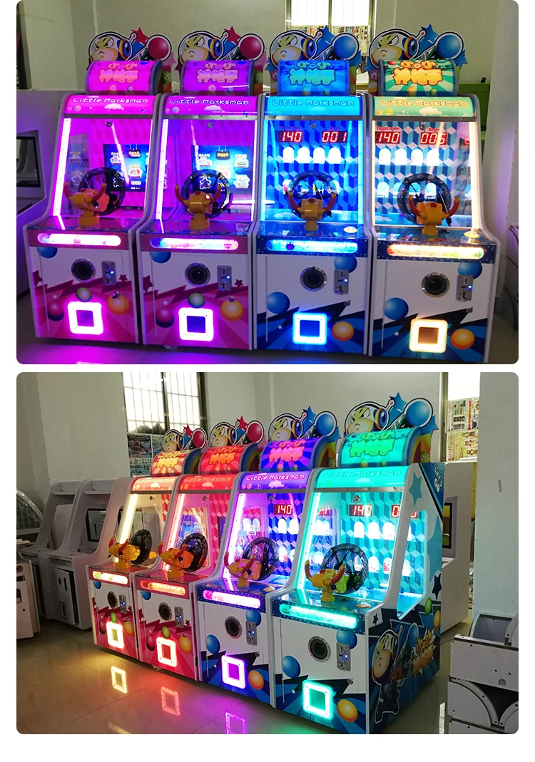 Arcade Games Machines Shooting Ball Game Machine For Kids Little ...