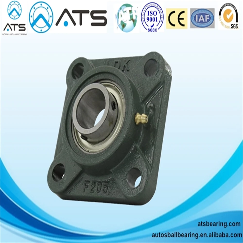 Steel Bearing Housing F203 F207 F210 F220 And Heavy Duty Ball Bearing ...