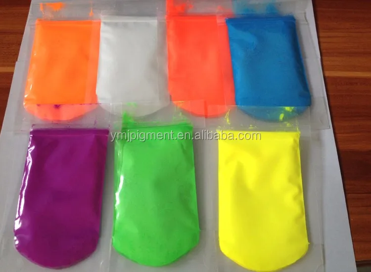 12 Colors Solvent-based Water-based Neon Powder Fluorescent Pigment For ...