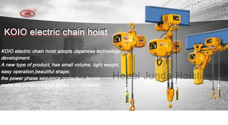 Single Phase Wireless Remote Control Koio 1t 3m 380v Electric Chain ...