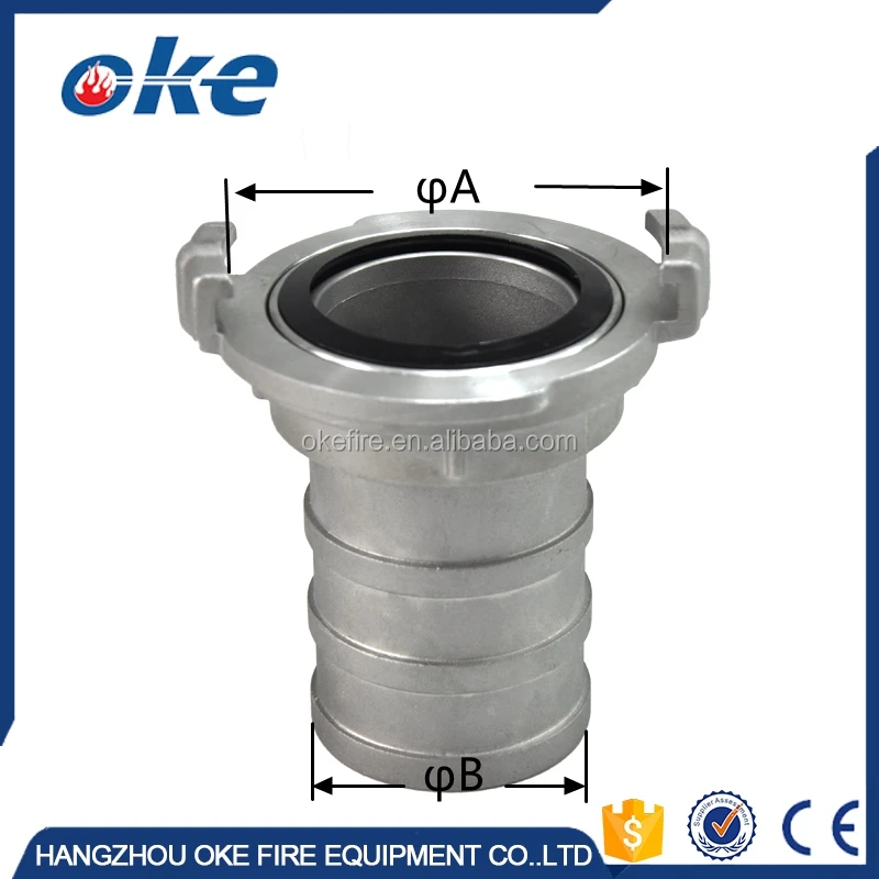 Okefire Gost Type Brass & Aluminum Fire Hose Coupling