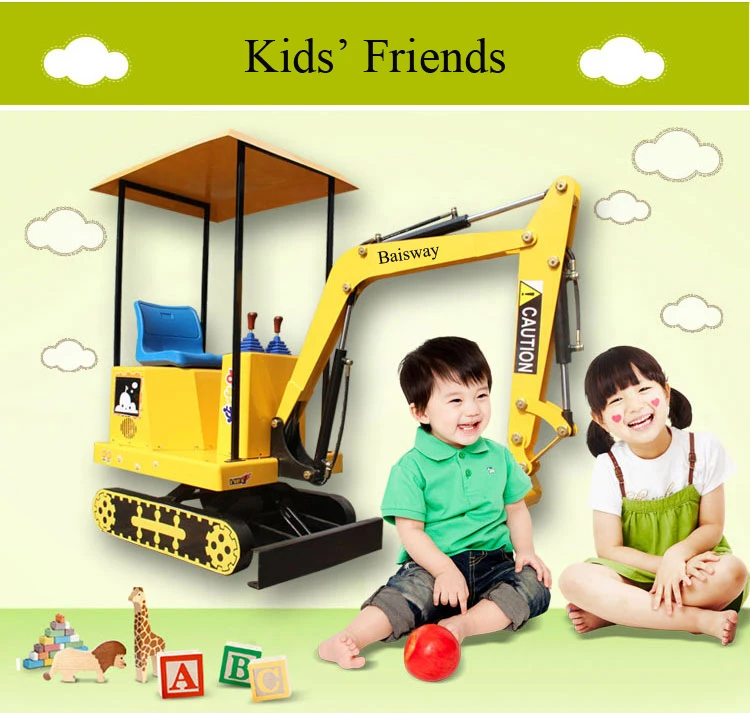 Attractive ! Playground Children Excavator,Mini Excavator Kids,Kids ...