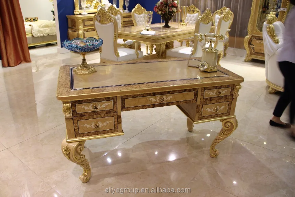 Aas62011- French Baroque Style Luxury Executive Office Desk/ European ...