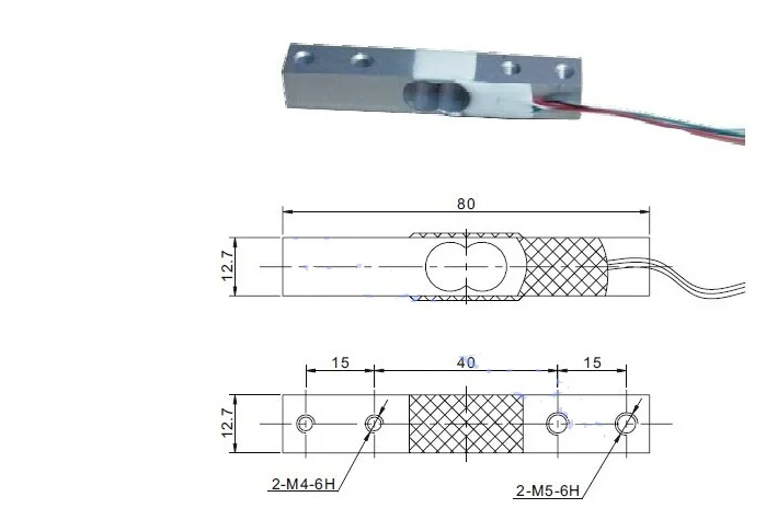Calt Load Cell 4 Wire 1kg With Hx711 Module - Buy Load Cell,Load Cell ...
