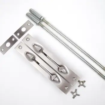 Fire Rated Lever Action Stainless Steel Flush Bolt For Double Metal ...