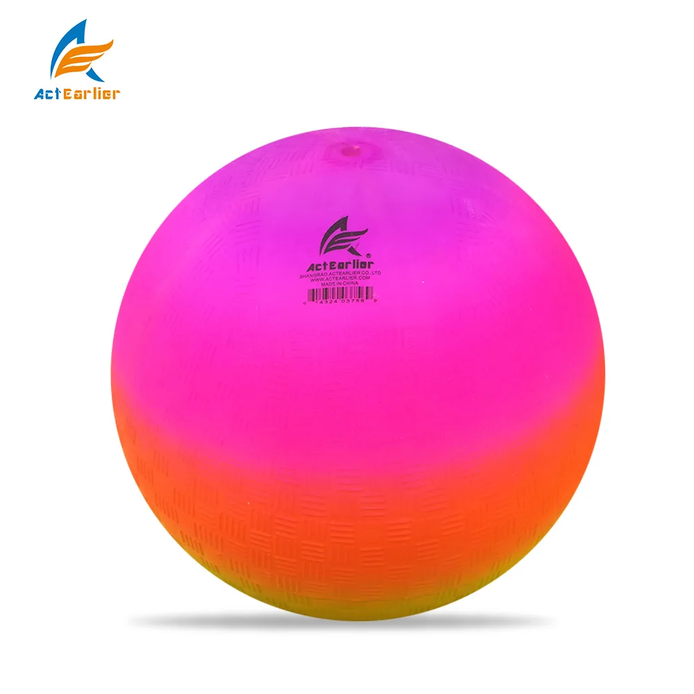 Actearlier Sport Goods Rainbow Ball Pvc Toy Colorful Balls Wholesale ...