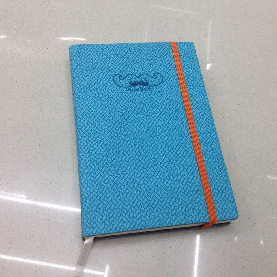 Colorful Rubber Band Notebook With Logo Embossing - Buy Notebook With ...