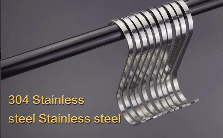 Home Decorative Metal Loop Hooks Wall Mounting Stainless Steel Iron S ...