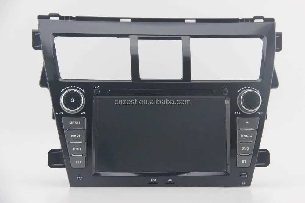 Car Dvd Gps Headrest Monitor For Toyota Vios 2008 2010 2013 2 Din Touch ...