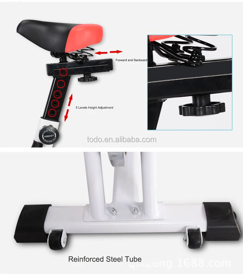 Swing Folding Spinning Magnetic Spin Bike Gym Fitness Equipment Air ...