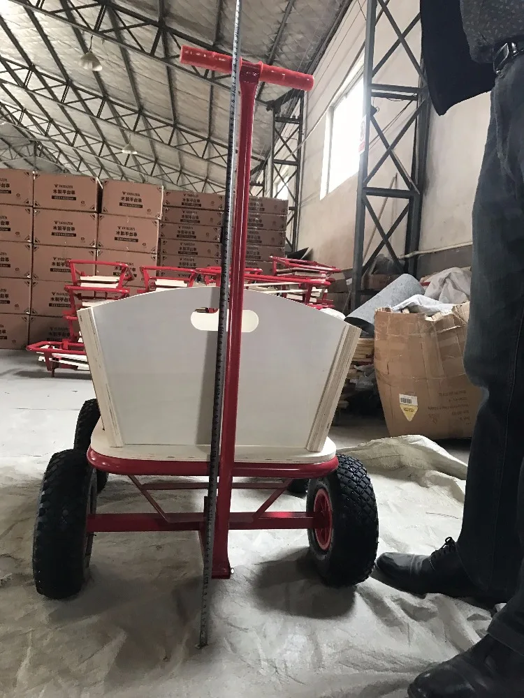 Red Outdoor Wagon - All Terrain Tool Cart for Kids & Adults