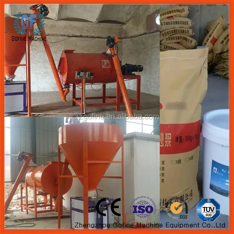 Dry Mortar Mixer Mortar Mix Production Machine - Buy Mortar Mixer ...