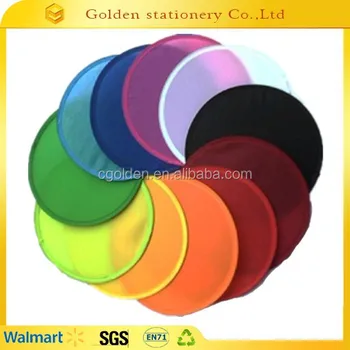Foldable Frisbee In Pouch Nylon Pop Up Frisbee Folding Fan - Buy ...