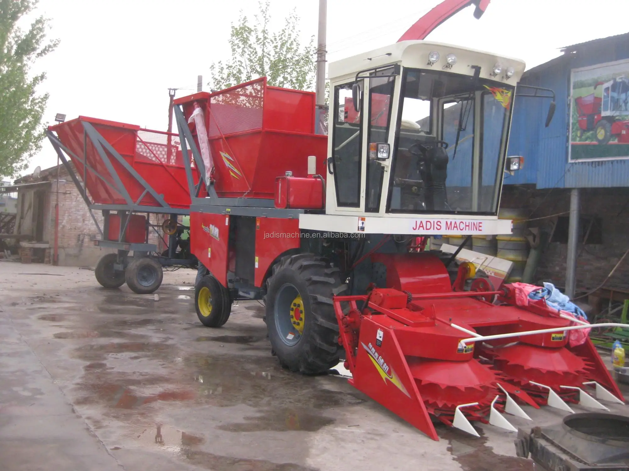 Mini Tractor Mounted Napier Grass Corn Silage Chopper Cutting Machine ...