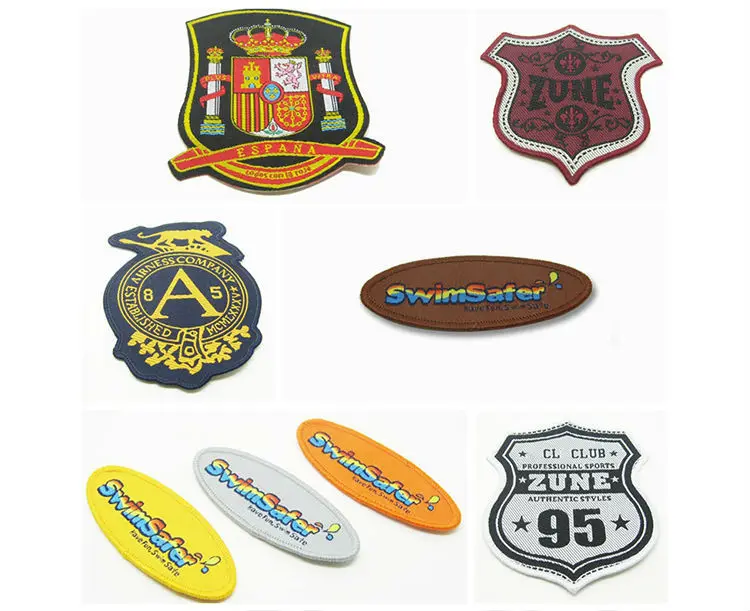 Custom Brand Letter Woven Patch Badge/fabric Logo Patch For Cloth - Buy ...