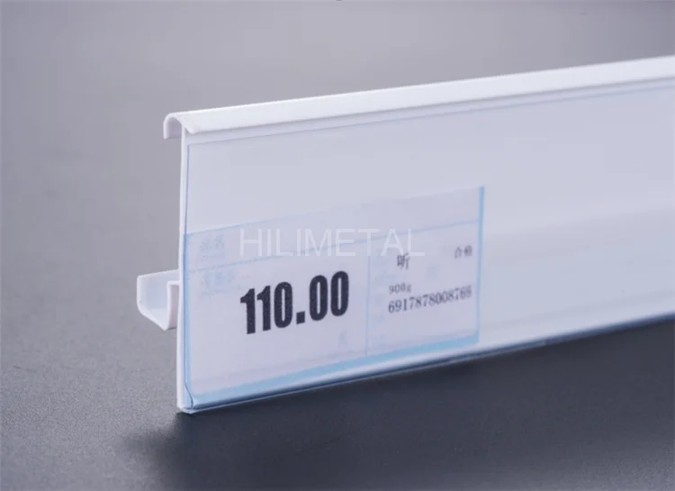 Self Adhesive Label Holders Plastic Price Tag Holder For Supermarket ...