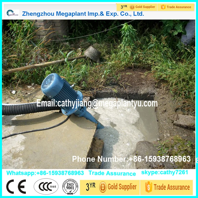 Sucked Pump Slurry Cattle Cow Manure Dewatering Separator