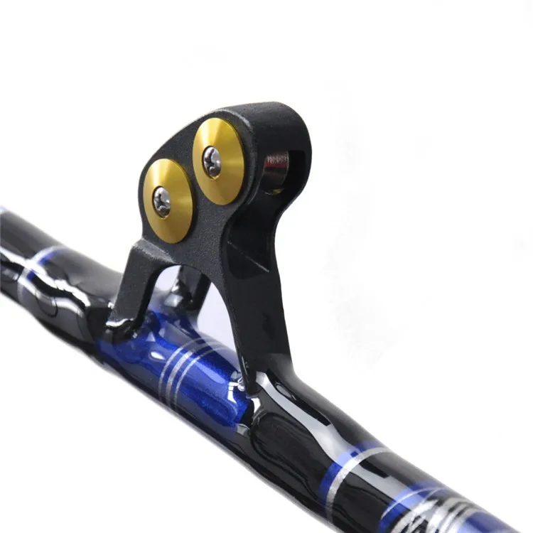 Heavy Duty Fishing Rod Fiberglass Big Game Rod And Reel Blue Spear ...