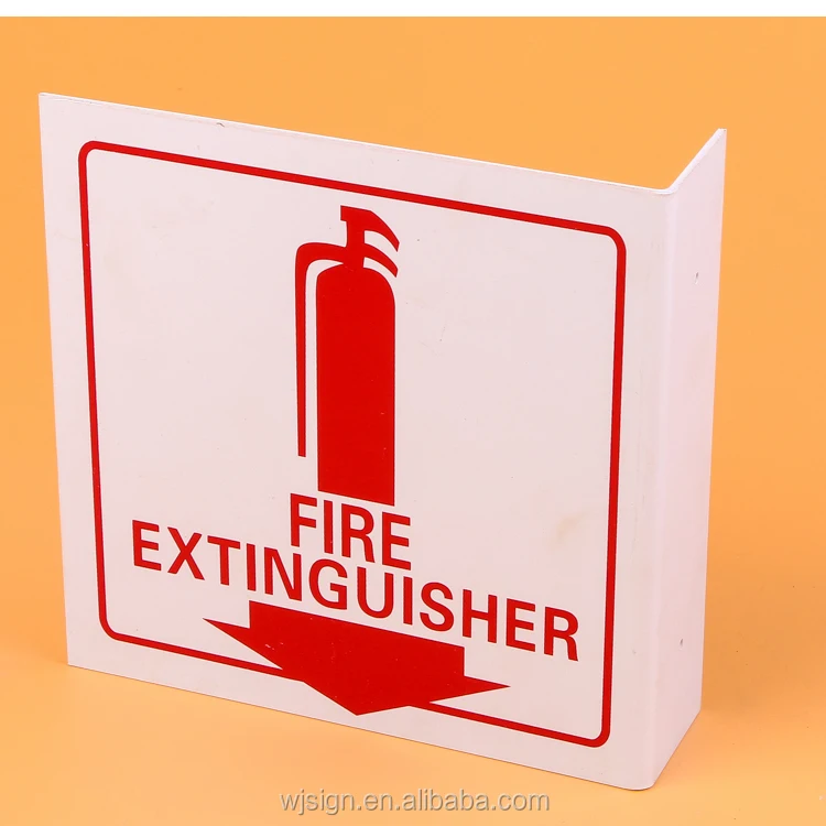 3-way Mounted PVC Directional Fire Plastic Custom Luminous Stand Fire ...