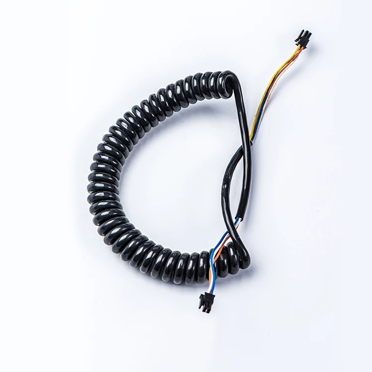 Multi-colored Options Customized Pu Helix Cable - Buy Multi-colored ...