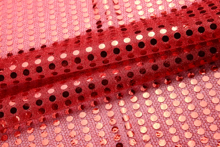 Shiny American Trans Knit Small Confetti Dot Sequins Fabric for Sewing ...
