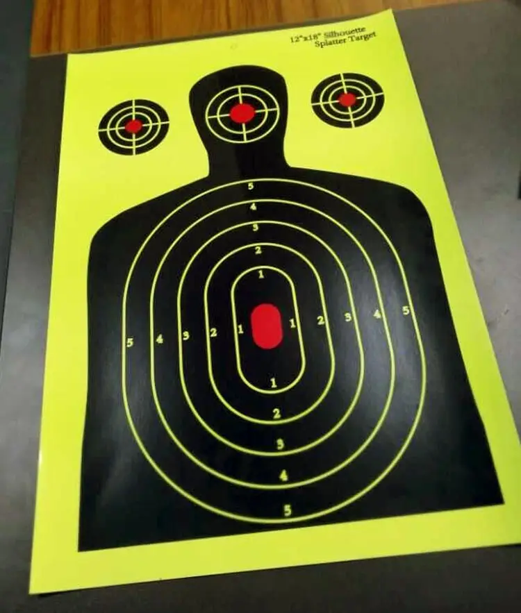 12"x18" Splatter Shooting Target 2.0 Tactical Metal Steel Slingshot ...