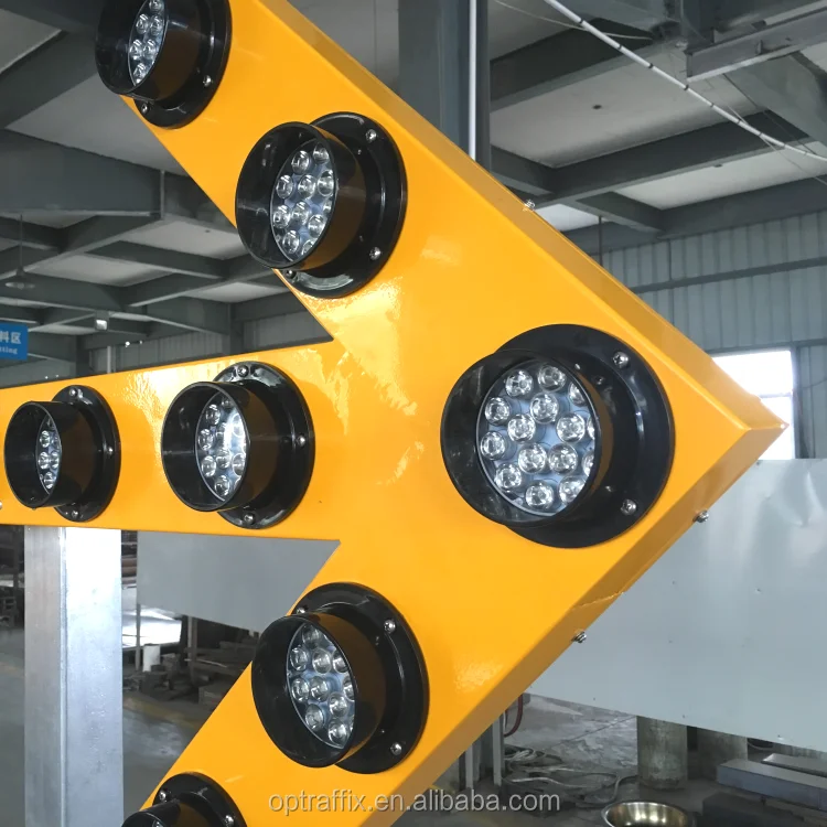 Mobile Warning Flashing Traffic Safety Directional Arrow Panel Boards ...