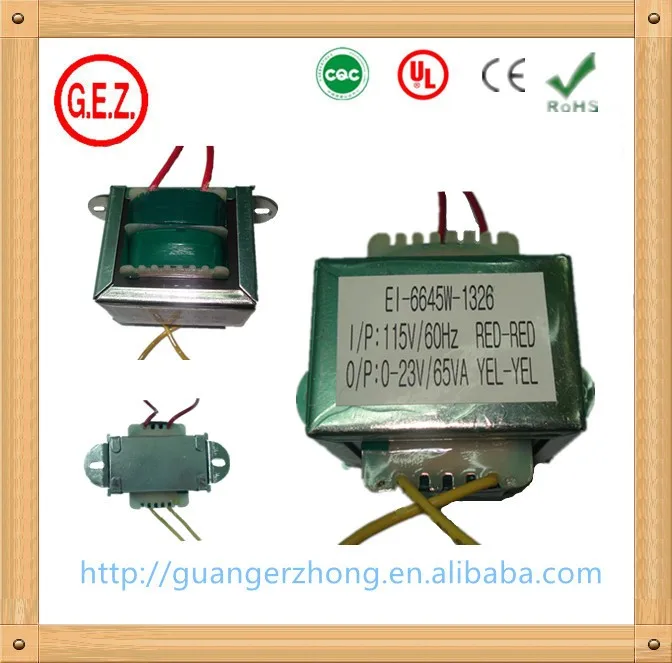 Ei-66 Single Phase Power Transformer 115v 23v 65va - Buy Power ...