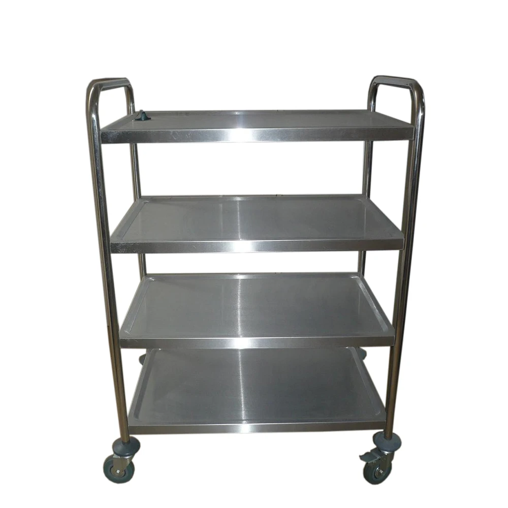 Hotel Stainless Steel Food Service Cart with Wheels