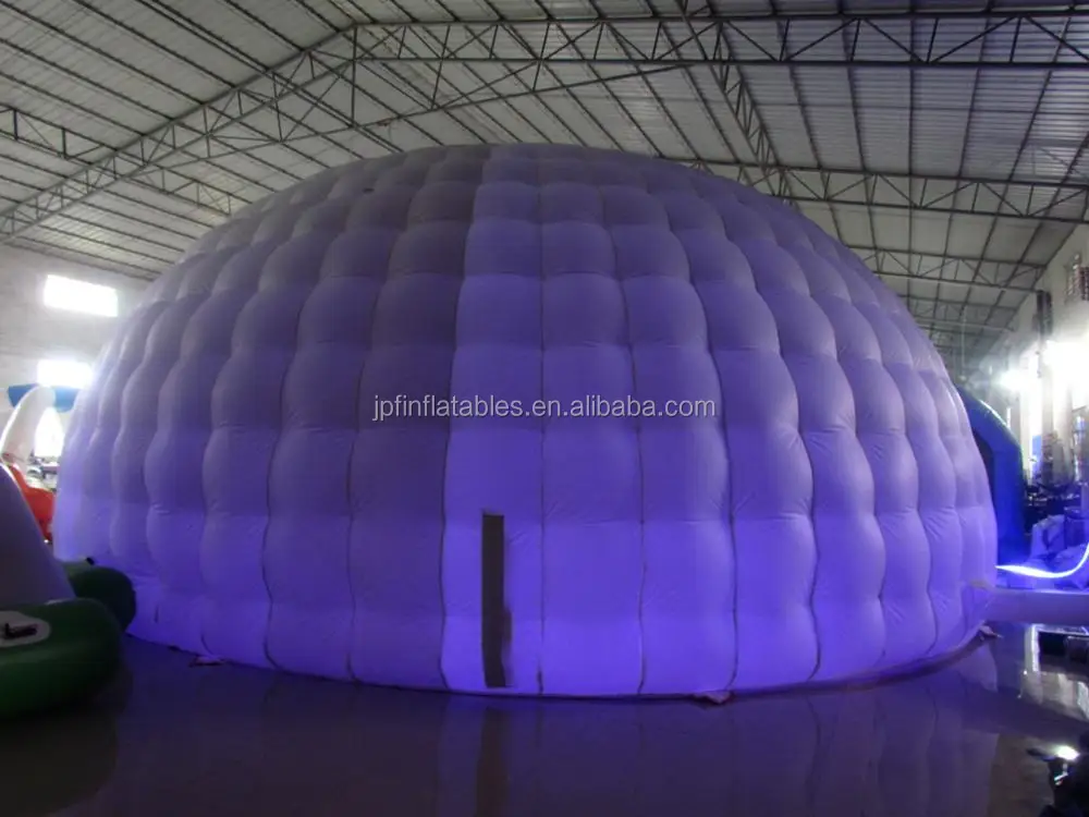 Half Shell White Giant Inflatable Dome Tent With Air Sealed Edges For ...