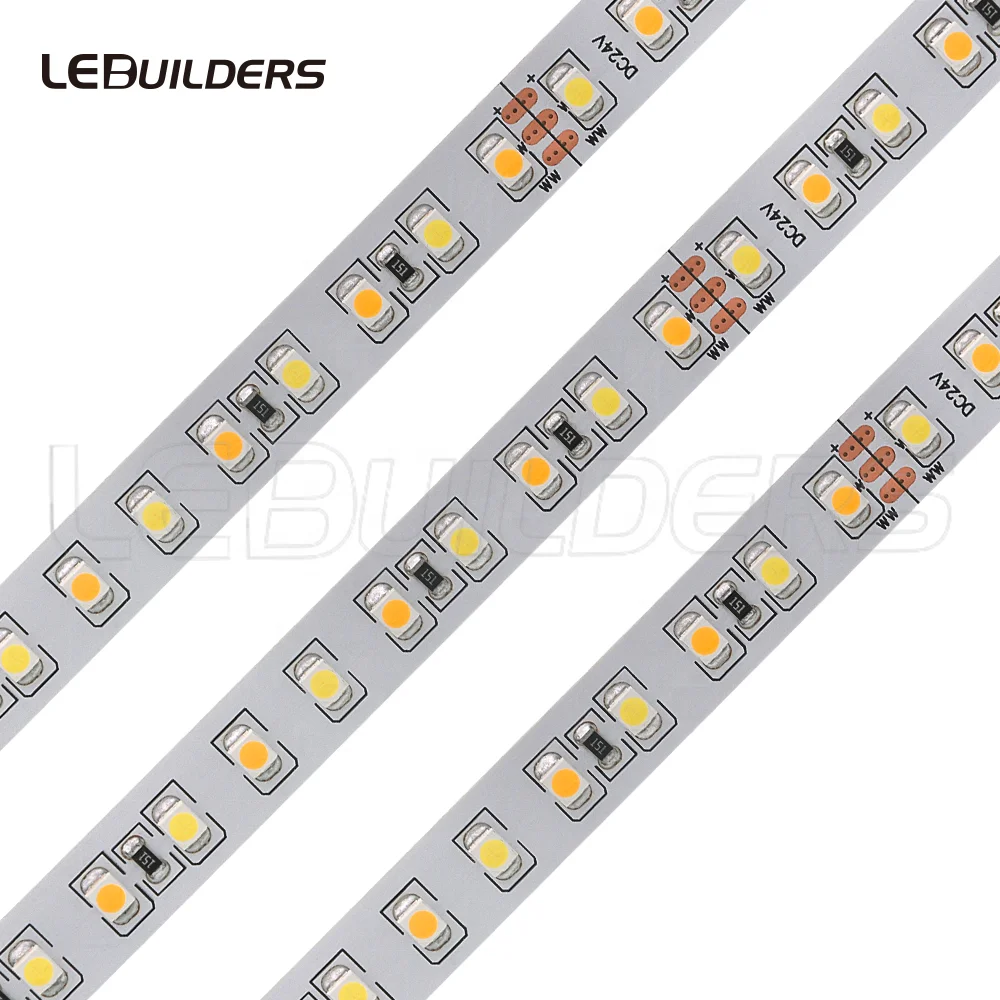 Custom Design Dual Color Cct Tunable 3528 Led Strip Light 120leds Per ...